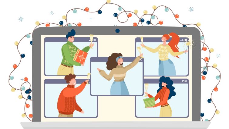 7 Virtual Office Holiday Party Ideas With Your Remote Team : Jobillico.com